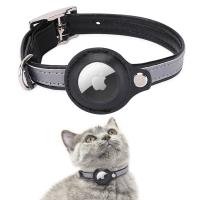 China Adjustable Nylon Dog Collar with AirTag Holder for Small Animals 3 Sizes XS S M for sale