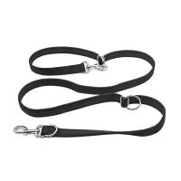 China Double-Headed Nylon Dog Leash for Two Pets - 0.1kg Lightweight, S/M/L Sizes Available with Custom Colors for sale