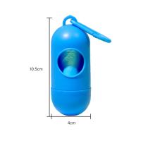 China 11.5×4.3cm Plastic Dog Waste Bag Holder with Custom Logo Option - 0.1kg Compact Design for Pet Walks for sale