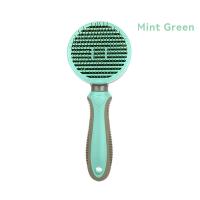 China Self Cleaning Pet Hair Remover Brush Portable Slicker Comb 20x8x7cm Reusable Grooming Tool for Cats Dogs for sale