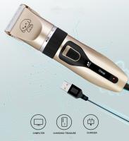 China 1500mA Cordless Dog Clippers Rechargeable Pet Hair Trimmer Ceramic Blade 110-240V for sale