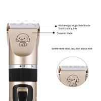 China 1500mA Cordless Dog Clippers Rechargeable Pet Hair Trimmer Ceramic Blade 110-240V for sale