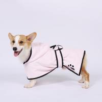 China Microfiber Pet Bathrobe Quick Dry Absorbent Dog Towel for Small Animals for sale