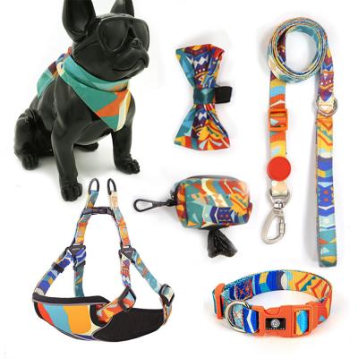 China Reflective Dog Harness and Leash Combo Set Sizes L M S Custom Colors OEM ODM for sale
