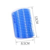 China Pet Hair Cleaning Tool Clean Function Cat Self Groomer Wall Corner Comb Cat Brush for sale