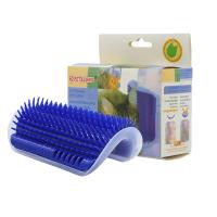 China Pet Hair Cleaning Tool Clean Function Cat Self Groomer Wall Corner Comb Cat Brush for sale