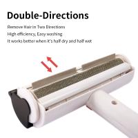 China Self Cleaning Pet Hair Remover Brush Reusable Sustainable 21x23x5.5cm for sale