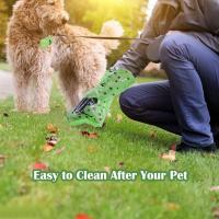 China HDPE Compostable Dog Poop Bags 22x30cm Biodegradable Pet Waste Bags with Dispenser for sale