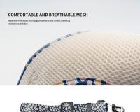 China Custom Printed Breathable Dog Harness and Leash Set - Adjustable S/M/L Sizes, 100pcs MOQ, 7-15 Day Shipping for sale