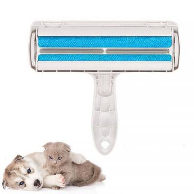 China Reusable Pet Hair Remover Roller Comb Self Cleaning Carpet Brush 20cm x 19cm for sale