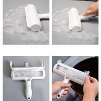 China Blue ABS Nylon Fiber Pet Hair Remover Roller 21×23×5.5cm with Bi-directional Rolling and 196g Lightweight Design for sale