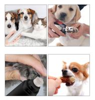 China Rechargeable Automatic Cat Nail Trimmer White Small Dog Nail Clippers for sale