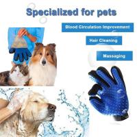 China Small Medium Large Pet Hair Remover Mitt Deshedding Gloves - 200Pcs MOQ Silicone Grooming Tool for Dogs and Cats for sale