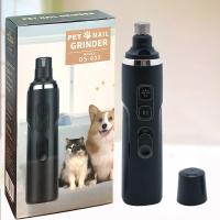 China USB Rechargeable Electric Pet Nail Clipper with LED Light 3.7V Steel Blades for Dogs Cats for sale