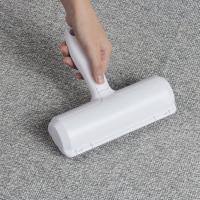 China White Plastic Self Cleaning Lint Roller Reusable Lint Roller For Pet Hair for sale