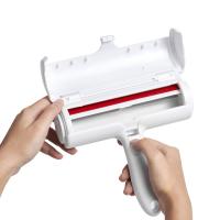 China White Plastic Self Cleaning Lint Roller Reusable Lint Roller For Pet Hair for sale