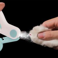 China Mini LED Pet Nail Clipper with Safety Guard - 105×62×15mm Iron Construction for Dogs & Cats for sale