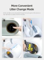 China 9L Smart Self-Cleaning Cat Litter Box with App Control 48x51.6x50.5cm PP/PS Material for sale