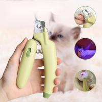 China LED Pet Nail Clipper 15.6cm Professional Electric Dog Nail Trimmer for Cats Small Dogs for sale