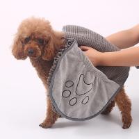 China Supper Absorbent Polyester Dog Microfibre Drying Towel 80x23cm for sale