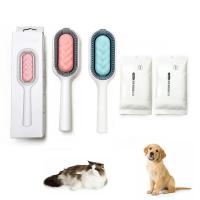 China Silicone Pet Hair Removal Comb for Dogs and Cats - Size S, No Power Required, 500 Pcs MOQ for sale