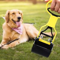China ABS PP Plastic Pet Poop Collector 28x9x6.5cm with Double Spring & Ergonomic Handle - Eco-Friendly Dog Waste Scooper for sale