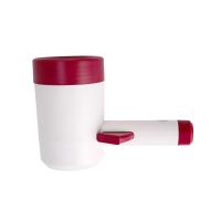 China Pink Silicone Dog Paw Cleaner Cup Portable Pet Foot Washer 21x10x16cm for sale