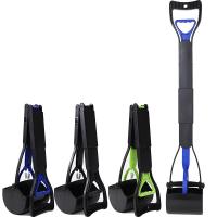 China 80x13.5x13cm Pet Poop Scoop with Long Handle and Foldable Design for Dogs and Cats for sale