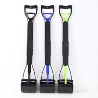 China 80x13.5x13cm Pet Poop Scoop with Long Handle and Foldable Design for Dogs and Cats for sale