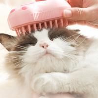 China Custom Pet Hair Remover Brush for Dogs Cats Hand Wash Reusable Blue for sale