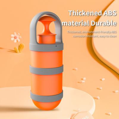 China Orange Octopus Poop Scooper with Bag Dispenser - 30mm × 70mm Size, 0.3kg Weight, TPE+ABS Plastic for sale