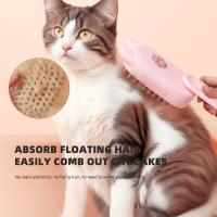 China Blue Pet Hair Remover Brush for Dogs Cats Hand Washable Reusable Grooming Tool for sale