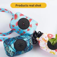 China Chen Li PC0040 Water-Repellent Neoprene Dog Poop Bag Dispenser 8×5×5 cm Portable Pet Waste Carrier for sale