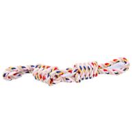 China Sustainable Cotton Dog Chew Toy 55-60cm Polygonal Rope for Large Breeds Labrador Golden Retriever for sale