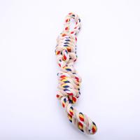 China Sustainable Cotton Dog Chew Toy 55-60cm Polygonal Rope for Large Breeds Labrador Golden Retriever for sale