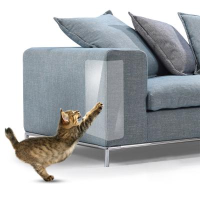China Transparent PVC Cat Scratching Guard Furniture Protector 39x14cm 47x15cm for sale