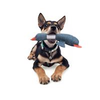 China Plush Squeaky Dog Toy Wild Goose Teddy Puppy Chew for Active Play 20cm for sale
