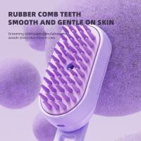 China Custom Color Pet Hair Remover Grooming Brush 0.2 lb Eco-Friendly Reusable for sale