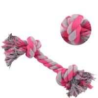 China Hand-Woven Cotton Dog Rope Toy Set 17cm 24cm 28cm Interactive Chew for Small Pets for sale