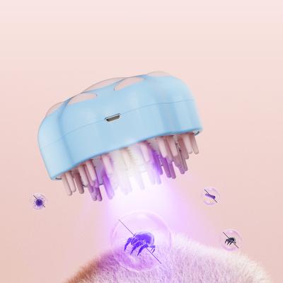 China Pet Hair Remover Brush 2-in-1 Grooming Massager for Dogs Cats Car Seat Cleaner for sale