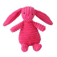China Fleece Pet Squeaky Toy Animal Shape Plush Chew Toy for Dogs Cats Multiple Colors for sale