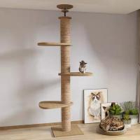 China Floor to Ceiling Cat Tree Condo Furniture with Sisal Scratching Posts 50 Pcs MOQ for sale