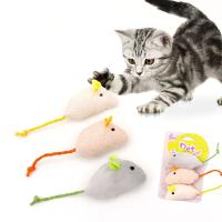 China Plush Catnip Mouse Cat Toy for Interactive Indoor Cats Kitten Play Popular Style and Interactive Function for sale