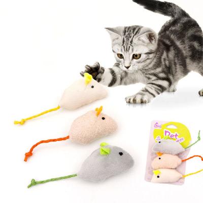 China Plush Catnip Mouse Cat Toy for Interactive Indoor Cats Kitten Play Popular Style and Interactive Function for sale