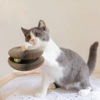 China Foldable Magic Organ Cat Scratching Board Interactive Magic Organ Cat Scratcher for sale