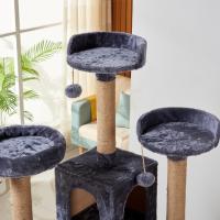 China Customizable Cat Tree Scratch Post with Sisal Rope Interactive Toy for Pet Play 10 Pcs MOQ for sale