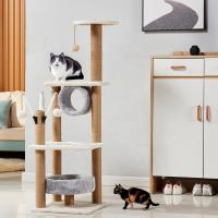 China Modern Luxury Cat Tree with Sisal Scratching Posts Sustainable Cat Furniture OEM ODM for sale