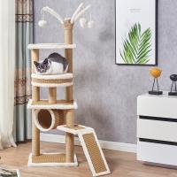 China Modern Luxury Cat Tree with Sisal Scratching Posts Sustainable Cat Furniture OEM ODM for sale