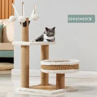 China Modern Luxury Cat Tree with Sisal Scratching Posts Sustainable Cat Furniture OEM ODM for sale