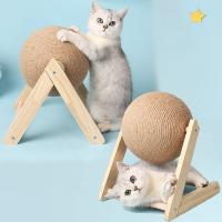 China Cat Scratching Ball Toy with Sisal Rope Board - S/M/L Sizes, 7-15 Day Shipping, 50Pcs MOQ for sale